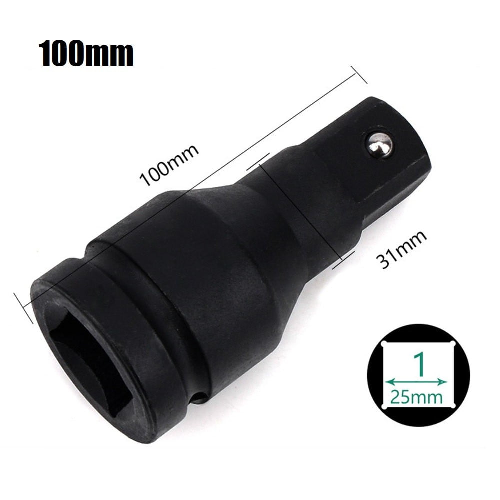 Socket Adapter 1Inch Drive Pneumatic Drill Sleeve Extension Rod 100 ...