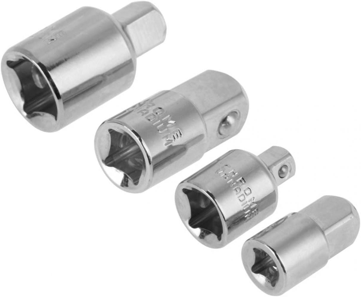 Socket Adapter Set, Chrome Finish, For Professional Mechanics, Large ...