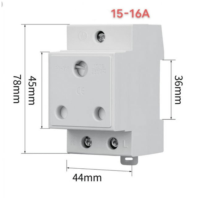 Socket DIN Rail Socket Built In Protective Contact Earthing Contact ...