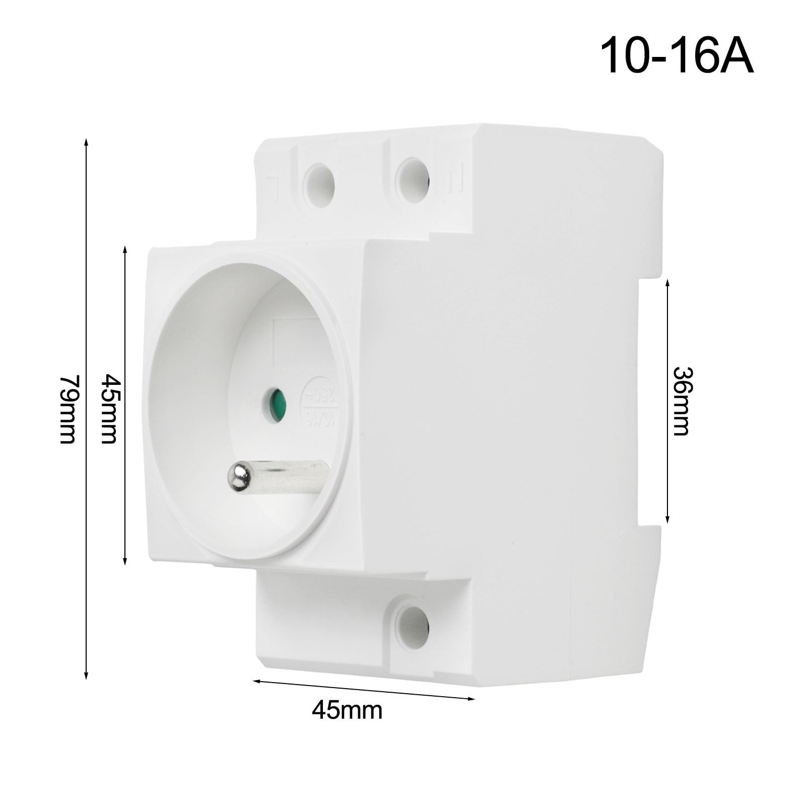 Socket DIN Rail Socket Built In Protective Contact Earthing Contact ...