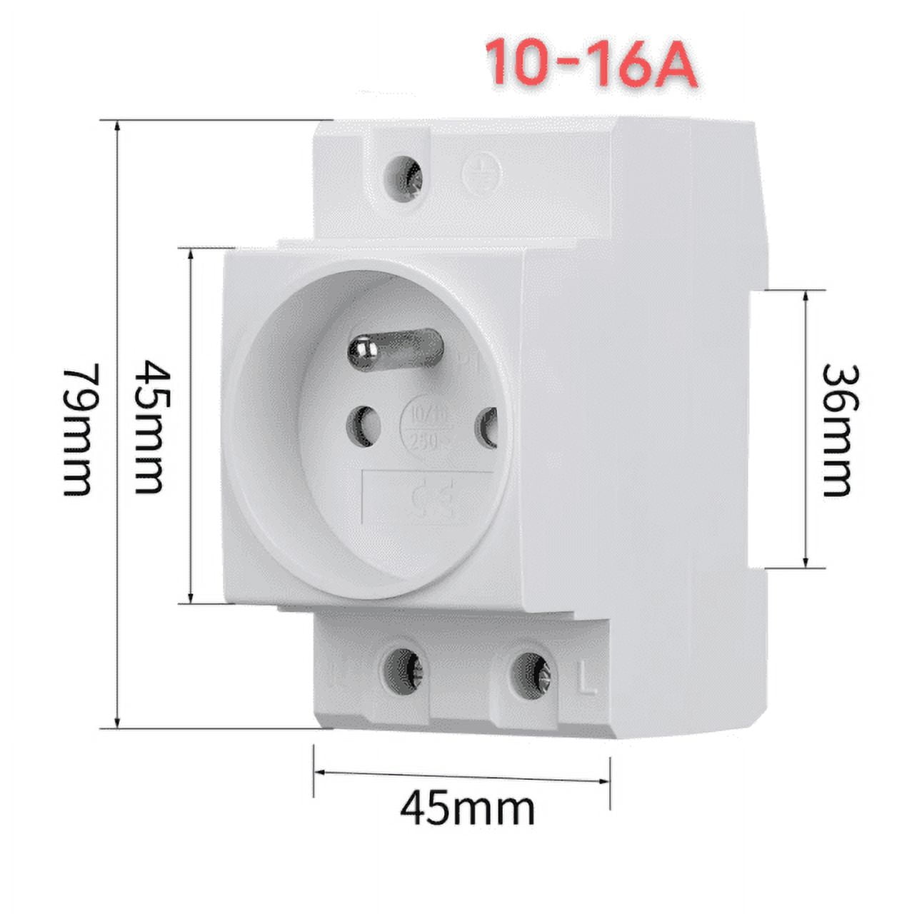 Socket Din Rail Socket Built In Protective Contact Earthing Contact ...