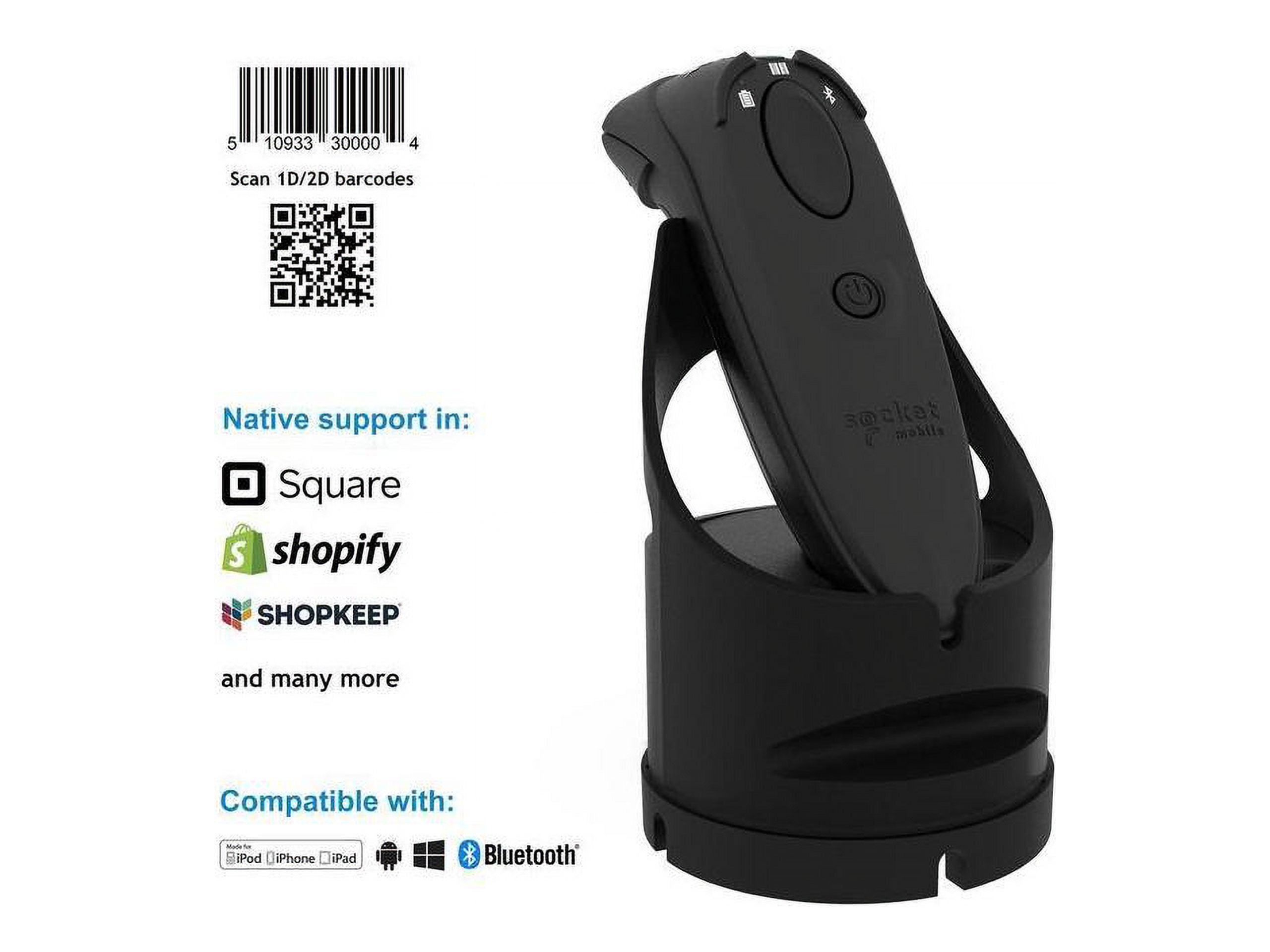 Socket Mobile DuraScan D740 Universal Barcode Scanner Black CX37852545 ...