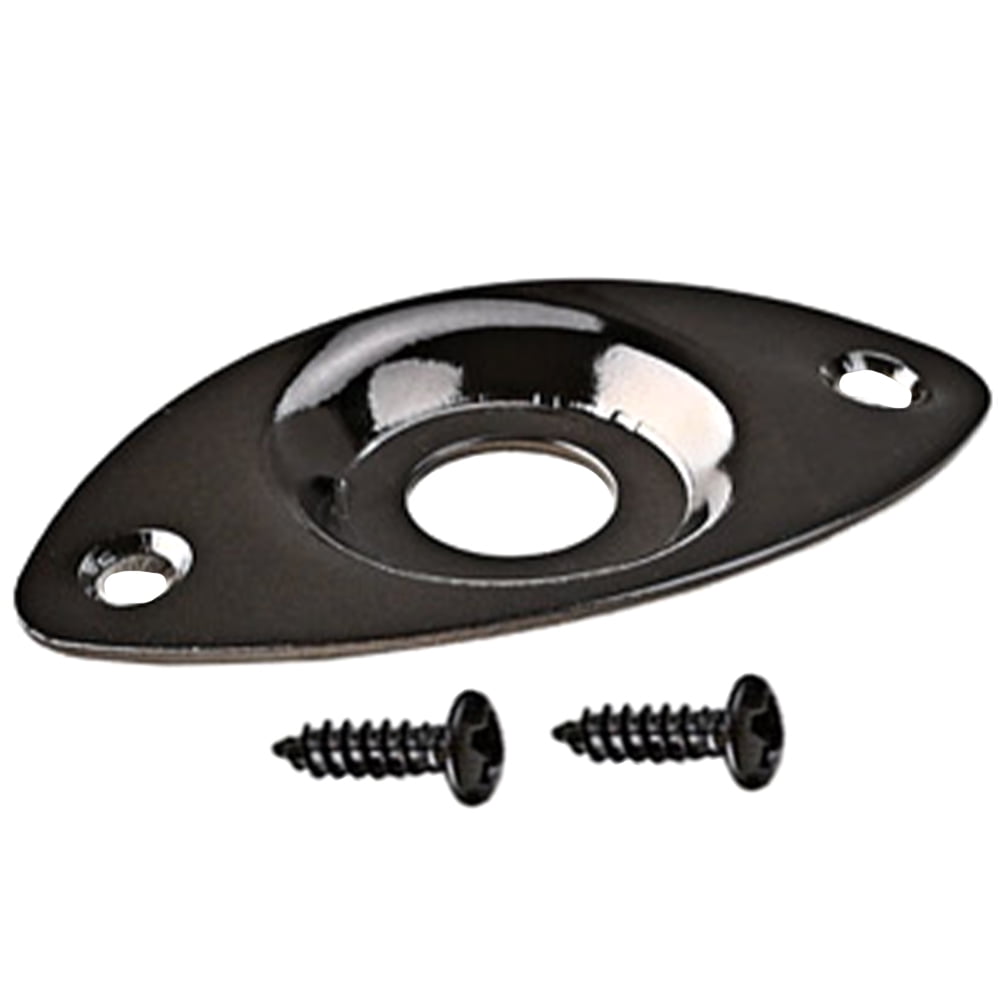 TABLZONE Output Socket Plates for Guitar Noise Reduction Metal Black 1 ...
