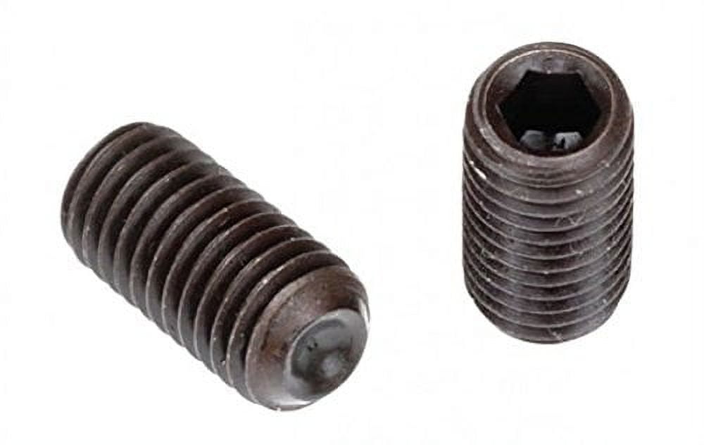 Socket Set Screw, Cup Point, 5/16-24 x 1/4", Alloy Steel, Black Oxide, Hex Socket (Quantity: 100 ...