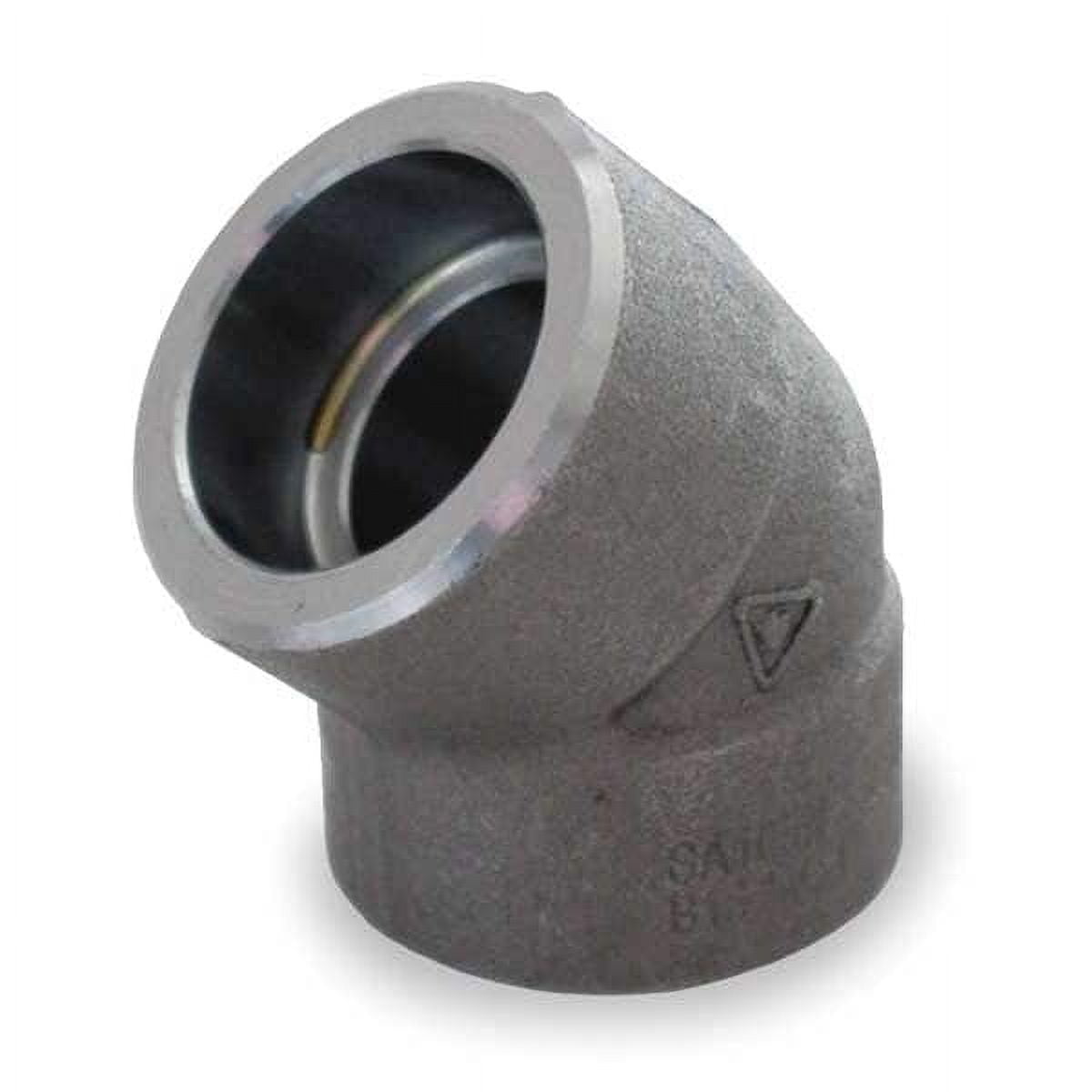 Manufacturer Varies 45 Elbow, Forged Steel, 1 1/2 in,Socket 1MNP2 ...