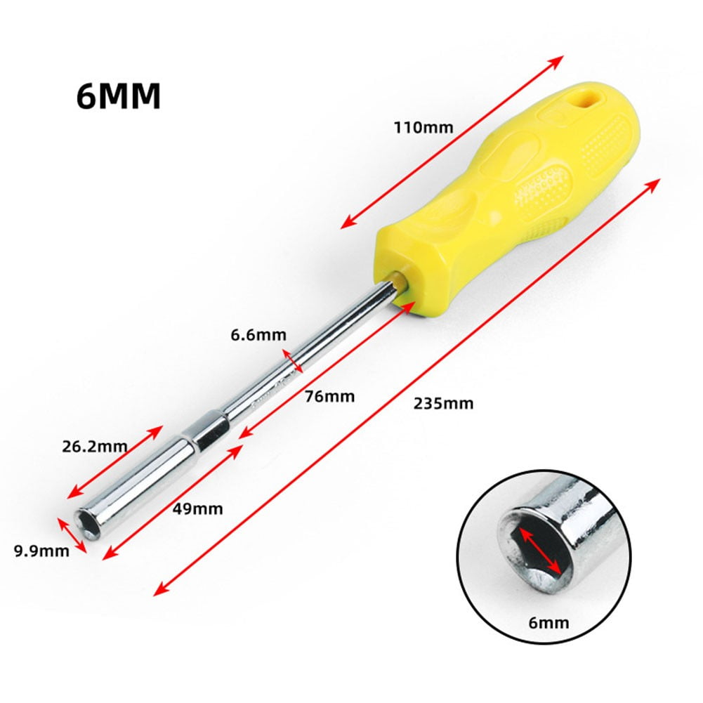 Socket Wrench Screw Driver Hex Nut Hand Tool Hex Socket Screwdriver 5 ...