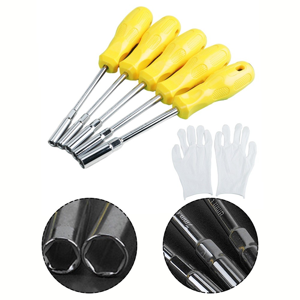 Socket Wrench Screw Driver Hex Nut Hand Tool Hex Socket Screwdriver 5 ...