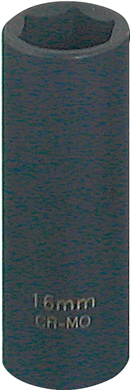 Vulcan Deep Impact Socket, 16 mm Socket, Black Phosphate - Walmart.com