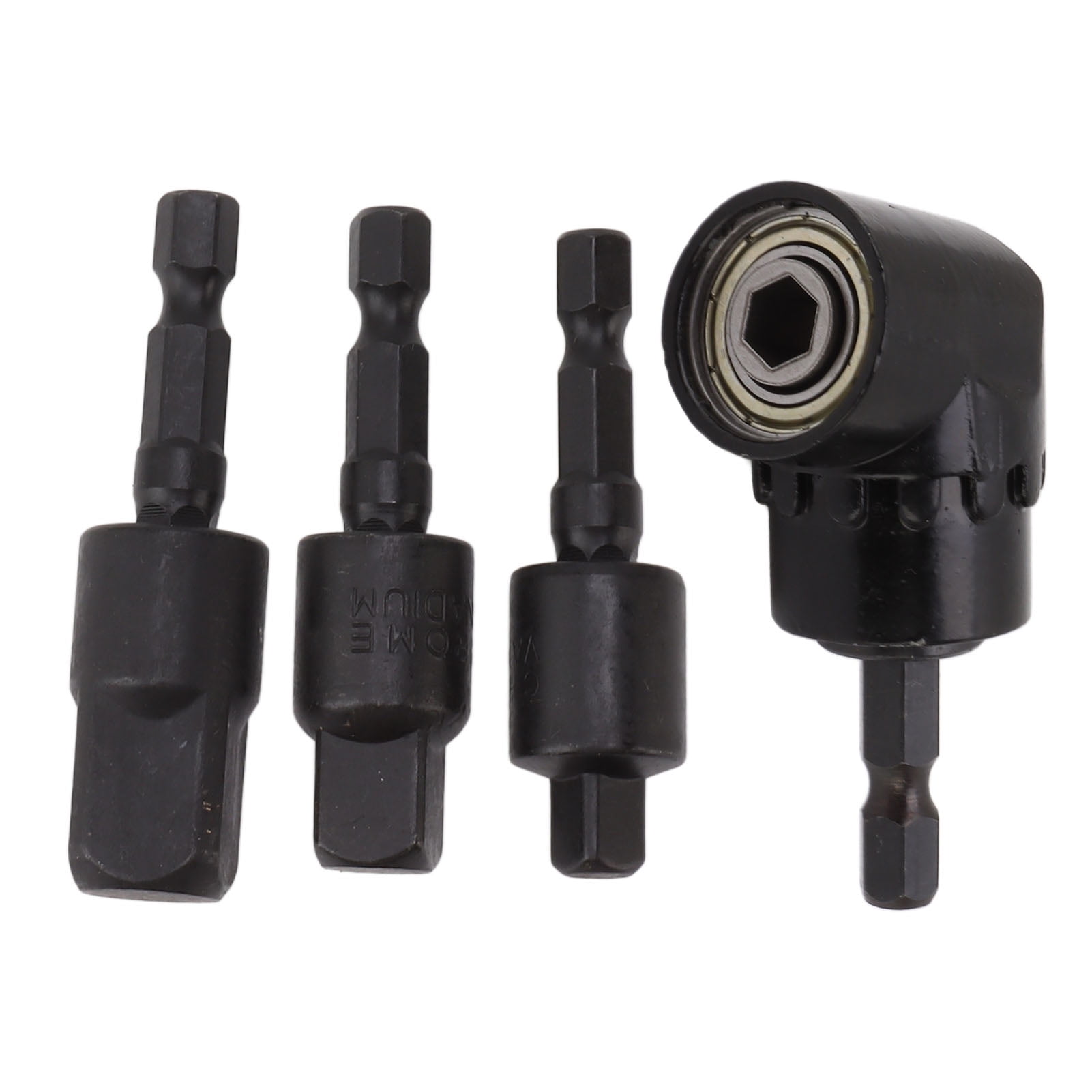 Sockets Adapter with 360 Degree Rotatable Hex Shank Drill Adapters 105 Degree Angle Screwdriver ...