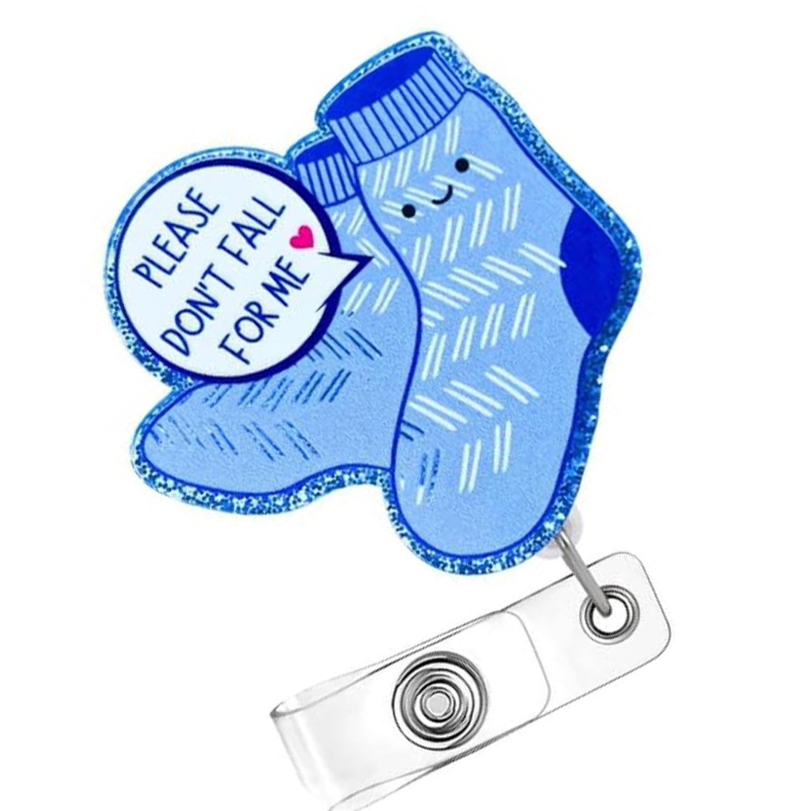 Socks Badges Holder with Metal Clip Nurse Doctor Badges Holder ...
