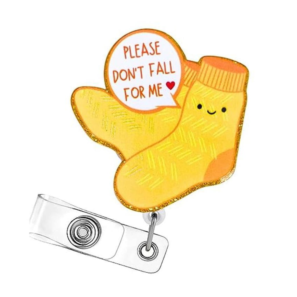 Socks Badges Holder Retractable Badges Reels for Nurse Doctor Student ...