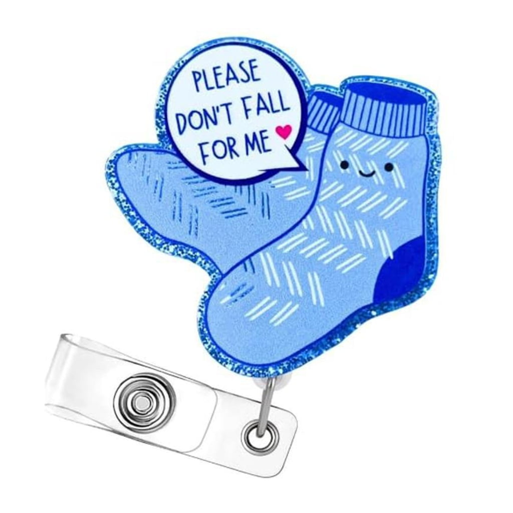 Socks Badges Holder with Swivel Clip for Nurse Doctor Student Teacher ...