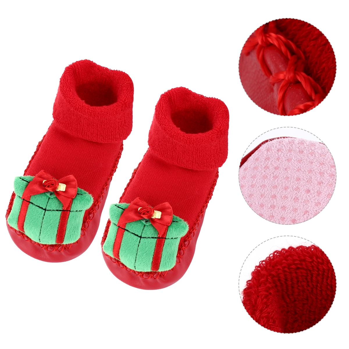 Socks Christmas Baby Holiday Xmas Toddlers Kids Infant Newborn Santa ...