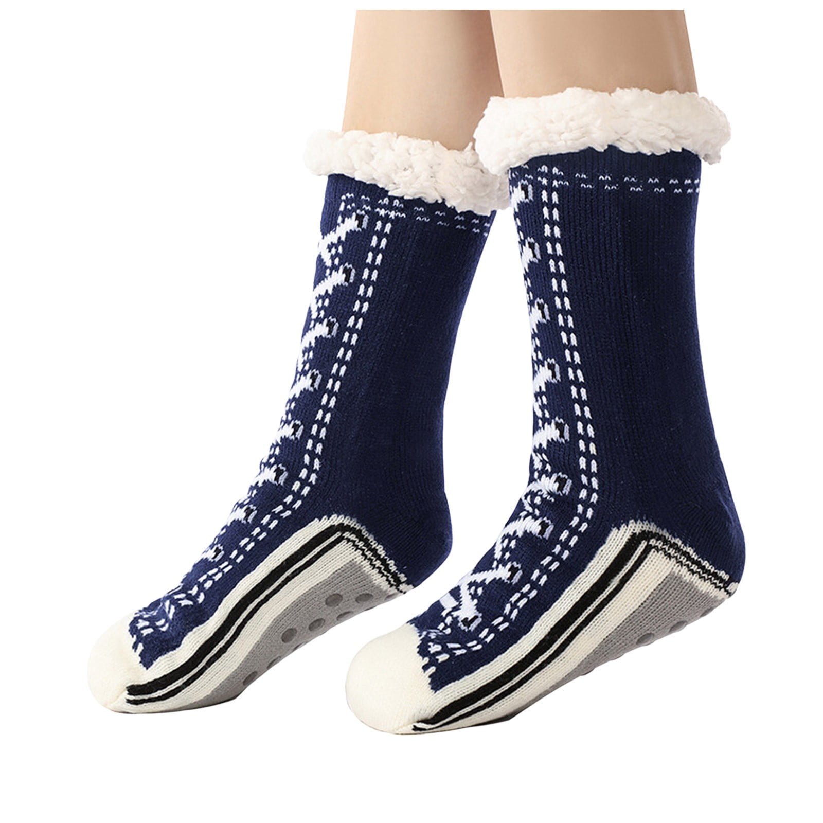 Socks For Women Fuzzy Socks Ultra-thick Cash-meres Slipper Home Socks ...