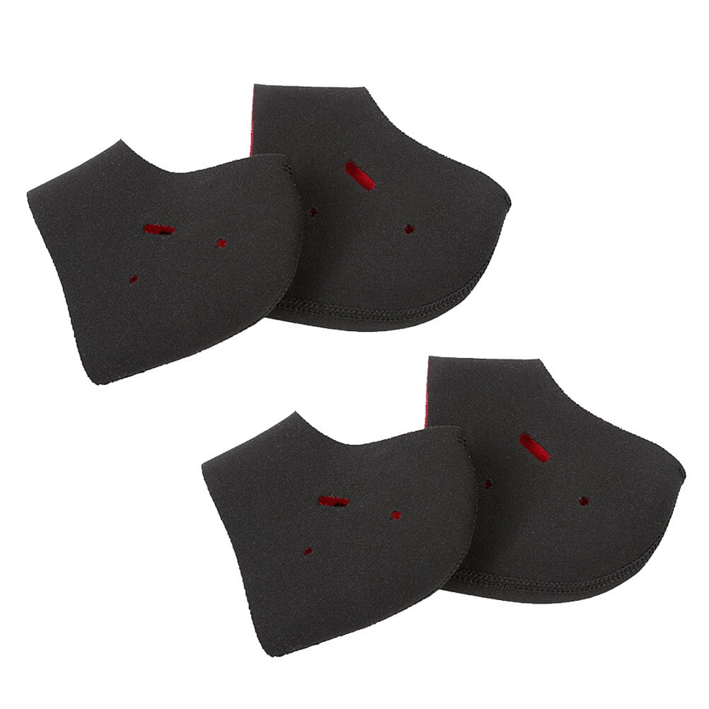 2 Pairs Heel Socks with Holes Anti Cracking Socks Heel Protector Heat ...
