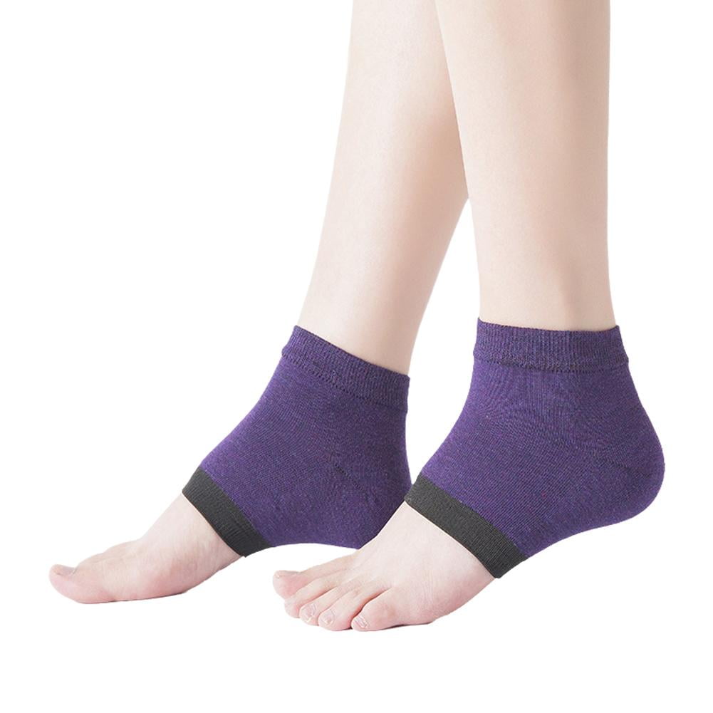 Socks Heel Protector Sleeve Heel Spur Pads Relief Plantar Feet Care ...