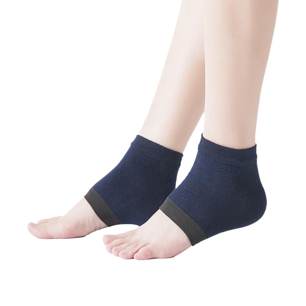 Socks Heel Protector Sleeve Heel Spur Pads Relief Plantar Feet Care ...