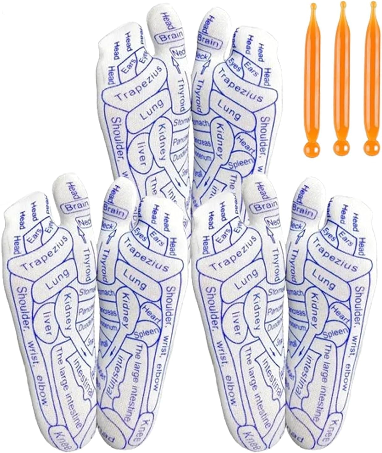 Socks, Reflexology Socks with Tools, Acupressure Socks, Acupuncture ...