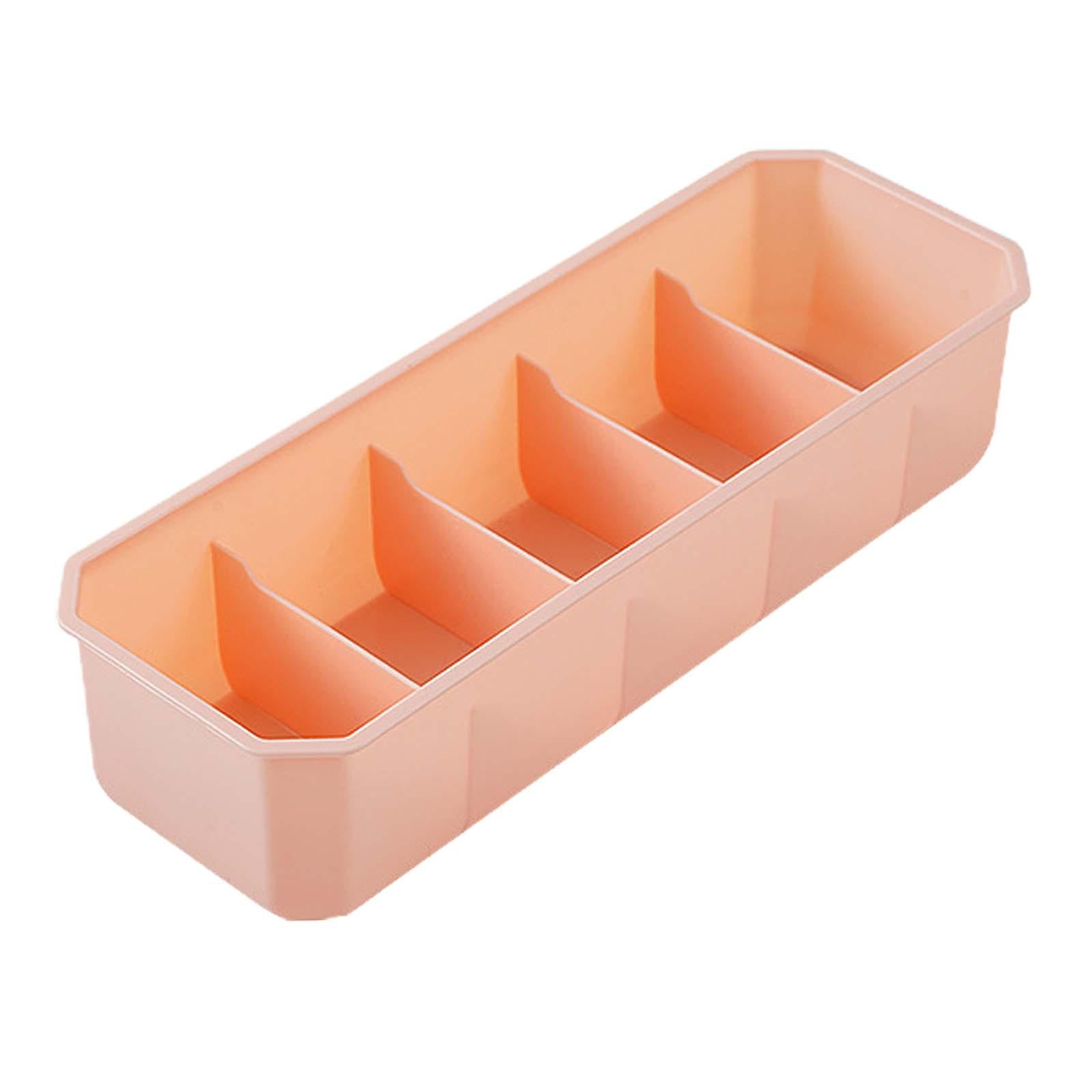 Socks Storage Boxes Compartment Organizer Boxes Multiuse with 5 ...