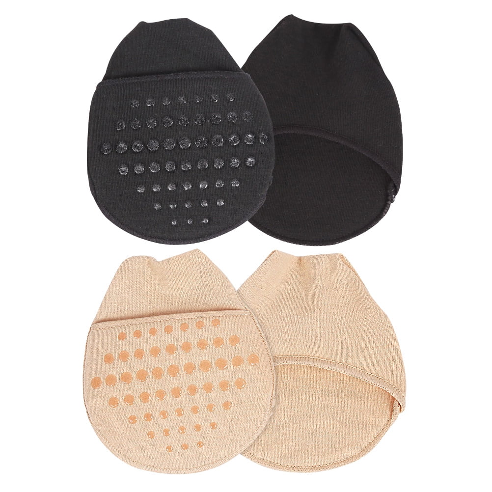 Socks Toe Half Liner Invisible Topper Cotton High Stockings Sock Heel ...