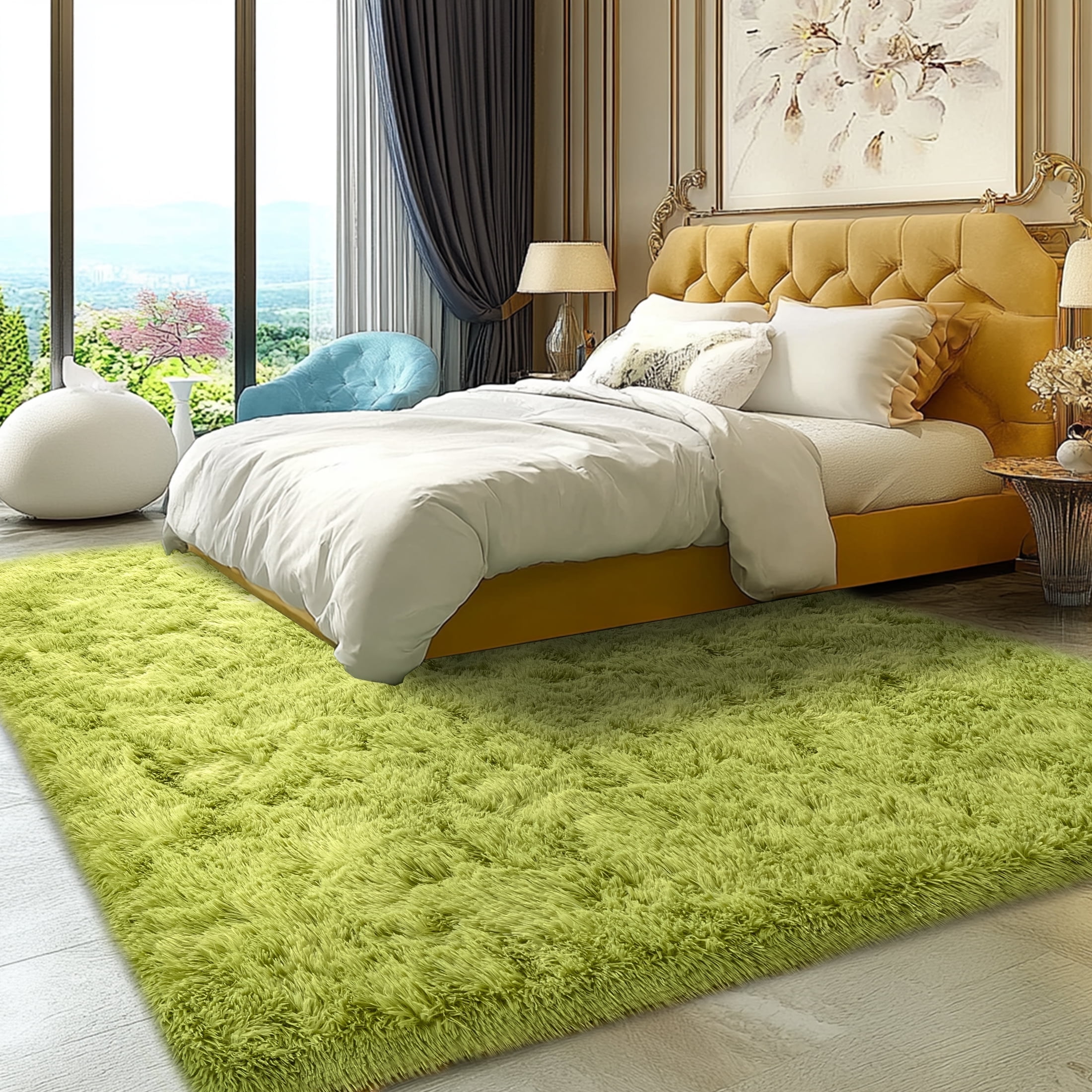 Socofuz Luxury Fluffy Rug, Soft Indoor Modern Big Carpets for Living ...