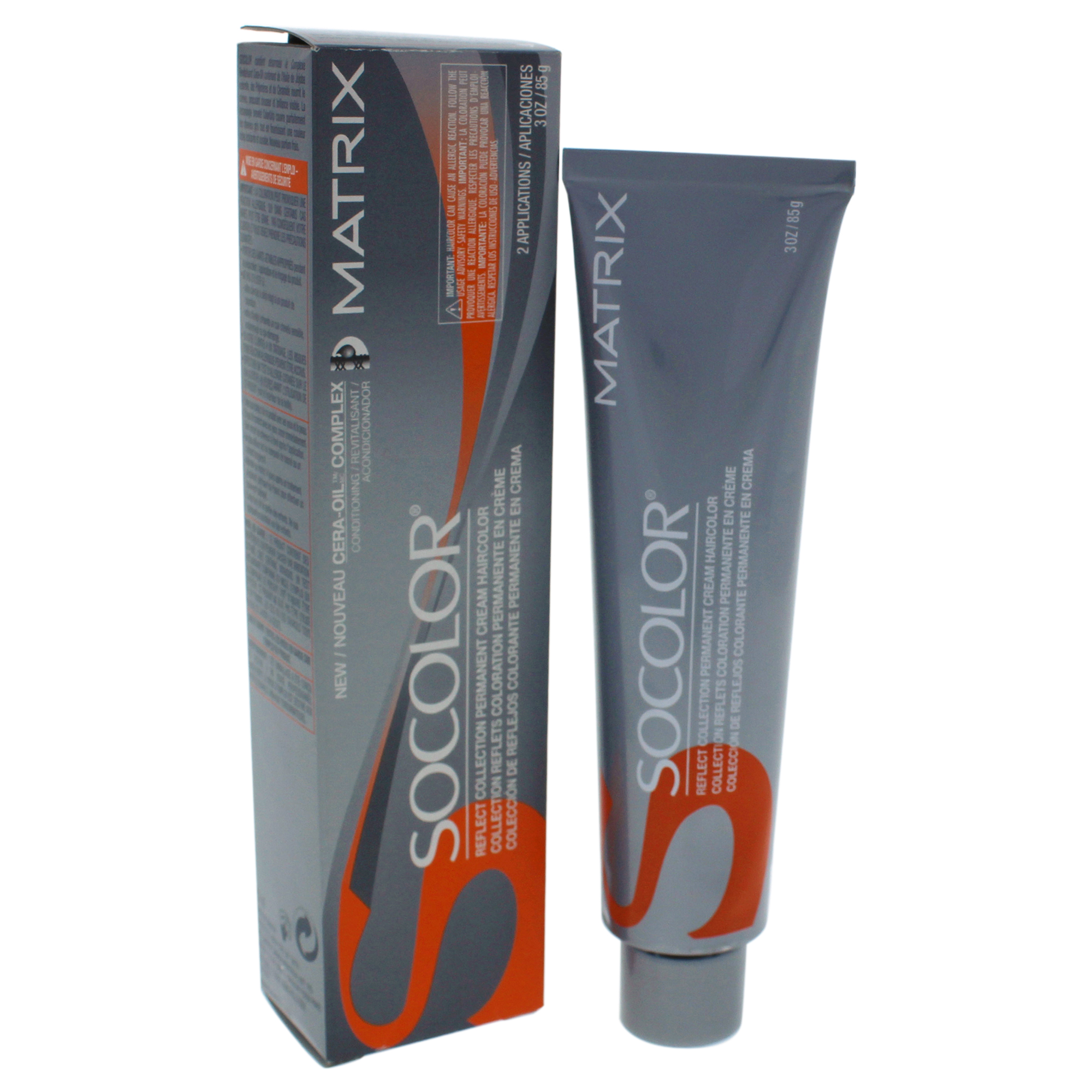 Socolor Reflect Collection Cream Hair Color 4RV - Dark Brown Red Violet ...