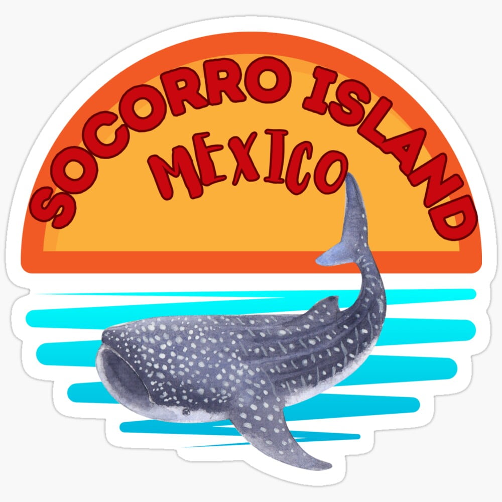 Socorro Island Mexico Diving - Isla Socorro Sticker Phone Decal Water ...