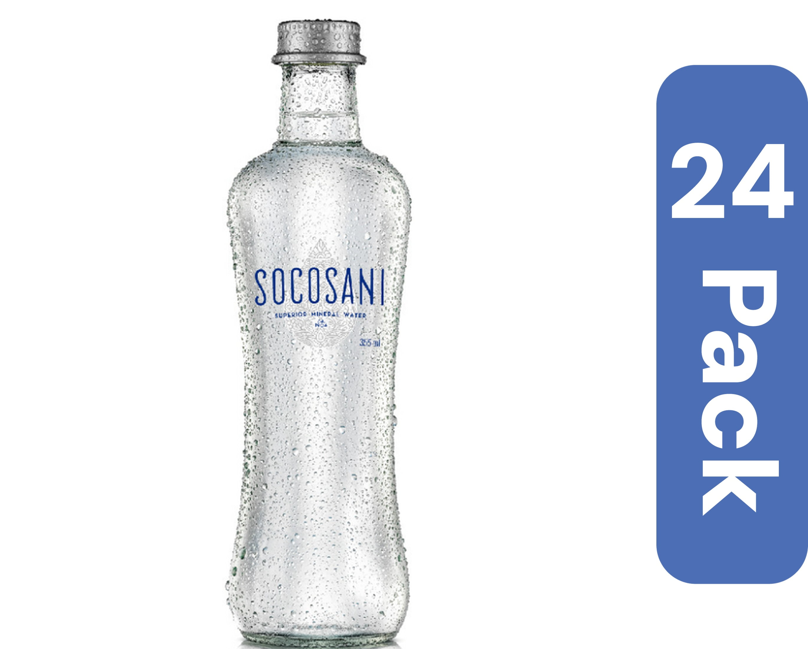 Socosani Water Still Mineral Glass 12 fl oz (Pack of 24) - Walmart.com