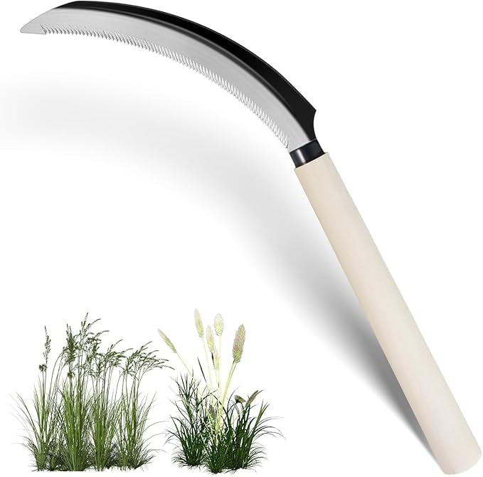 Sod Cutter Japanese Weeding Sickle, Japanese Weeding Tool with Sawtooth ...