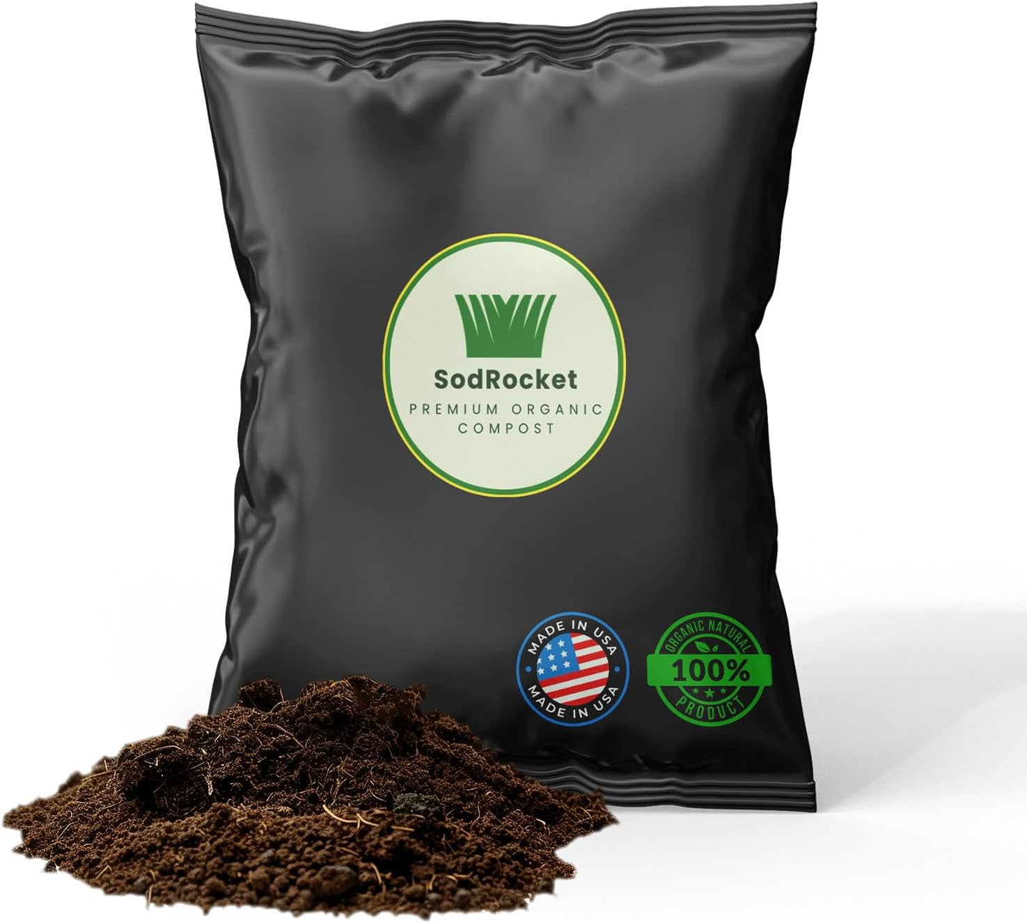 SodRocket Premium Organic Compost Mix - Organic Soil Builder ...