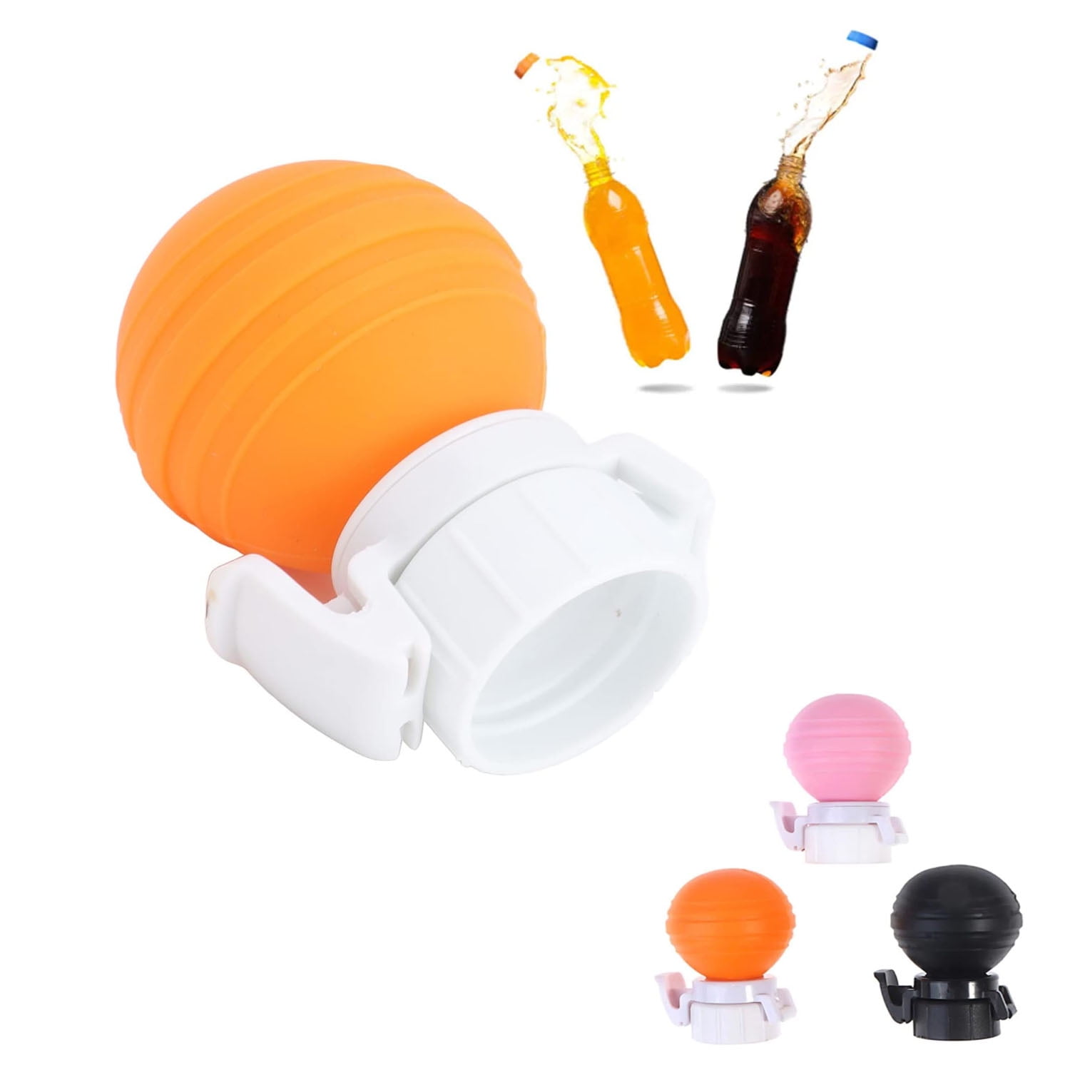 Soda Bottle Lids, Silicone Leak Proof Carbonated Drink Air Pump Lid ...