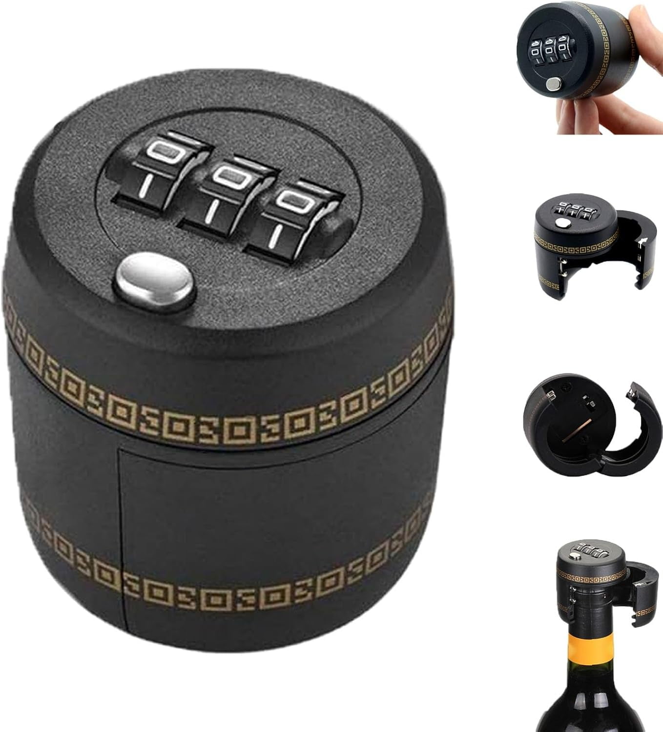 Soda Bottle Lock Cap,Bottle Cap Lock,Wine Bottle Lock Cap Combination ...