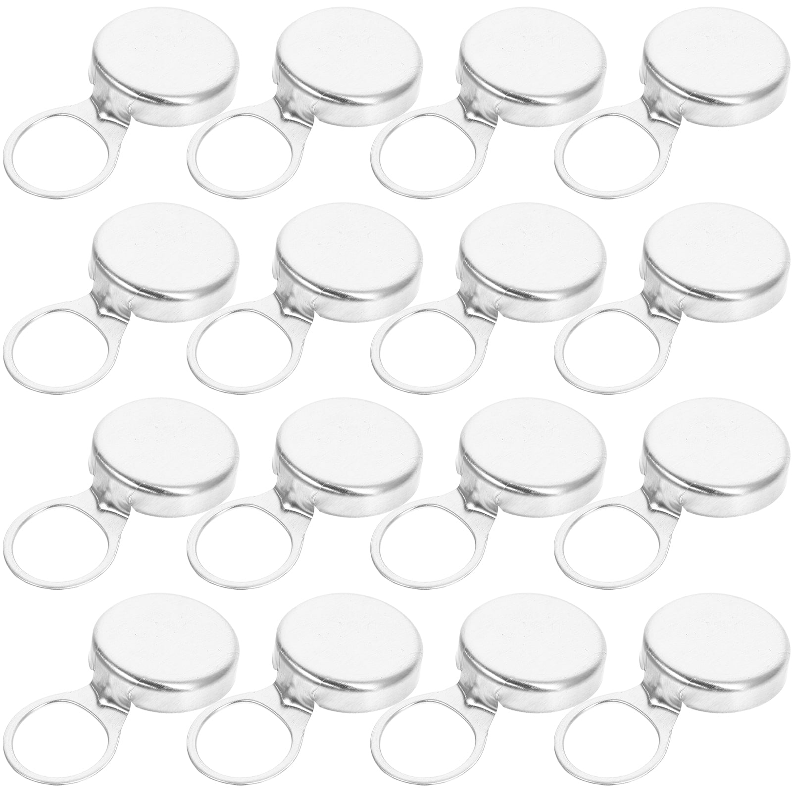 Soda Bottle Sparkling Water Storage Reuseable Glass Caps Aluminum Sealer 24 Pcs