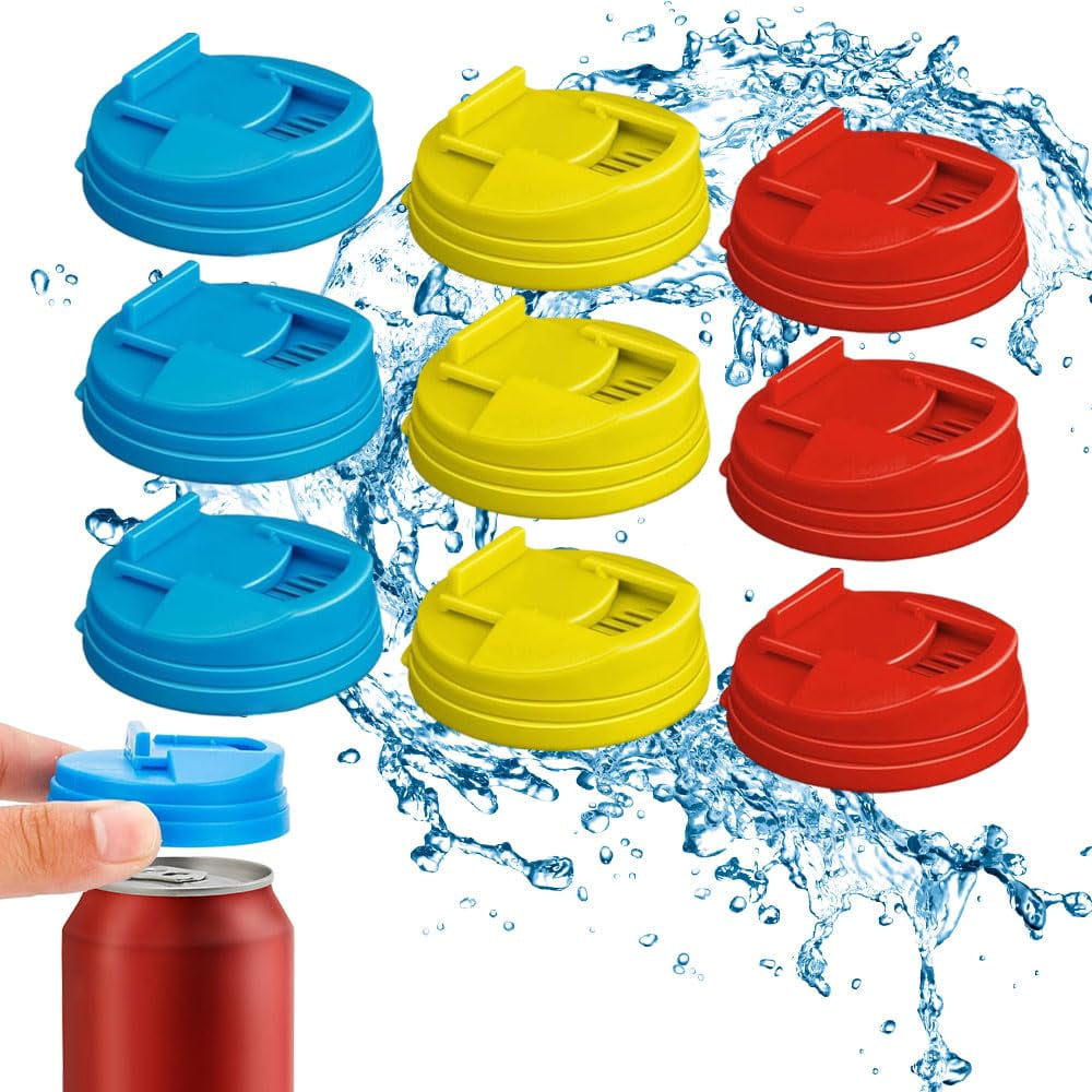 Soda Can Covers, Upgraded Can Covers for Soda Cola Can Lid Covers Round ...