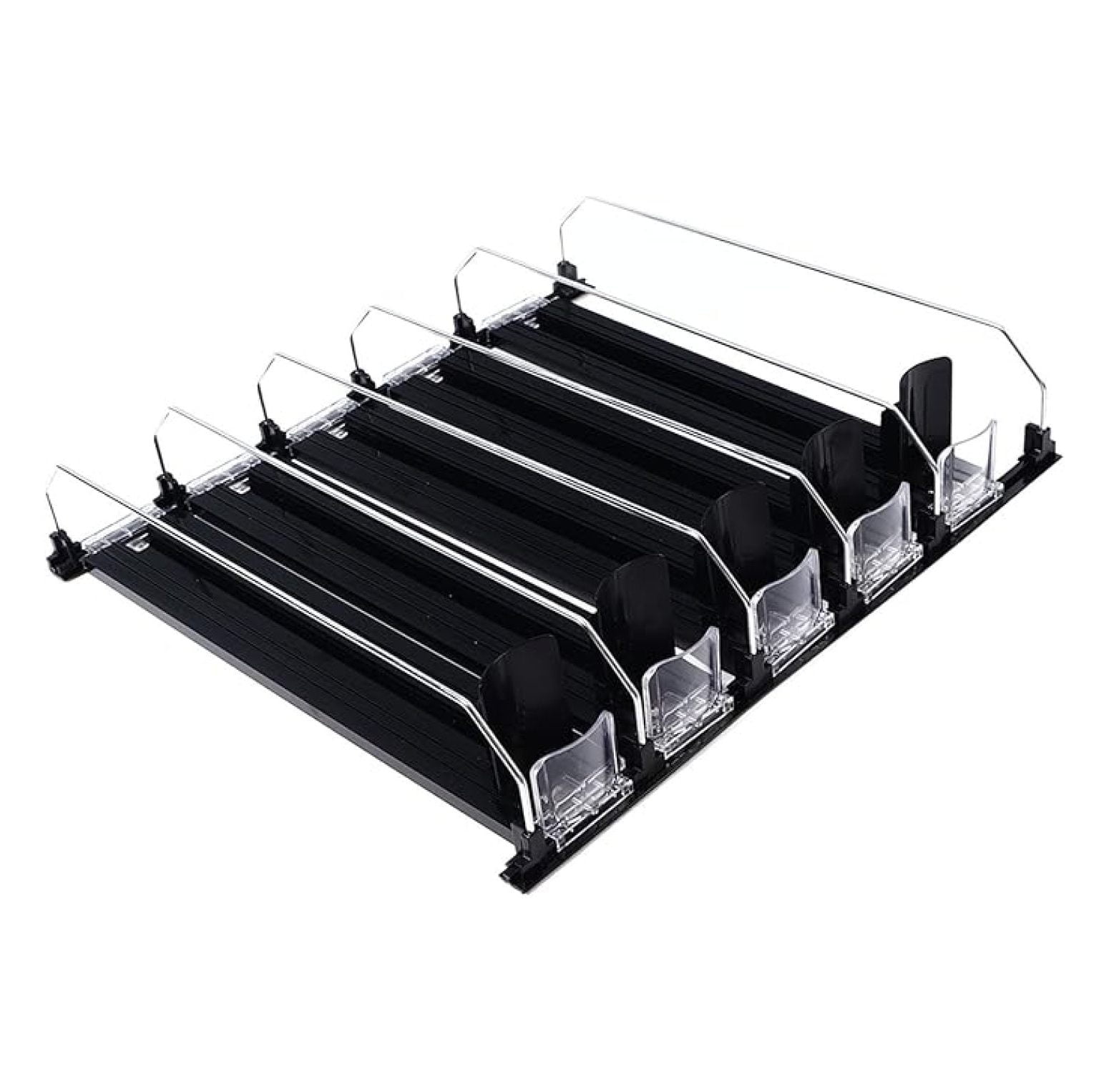 Soda Can Dispenser for Refrigerator, Spring Loaded Adjustable Push ...