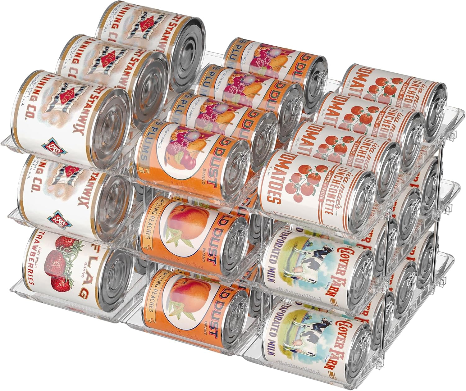 Soda Can Organizer for Refrigerator Can Storage Organizer for Pantry ...