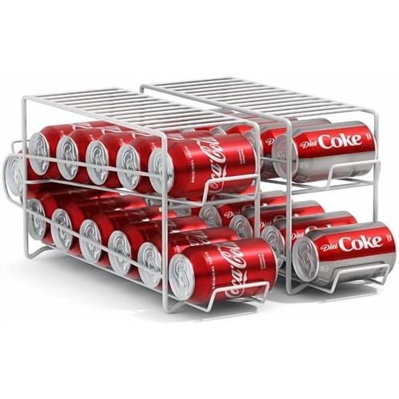 Soda Can Rack Beverage Dispenser Dispenses 12 Standard Size 12oz Cans ...