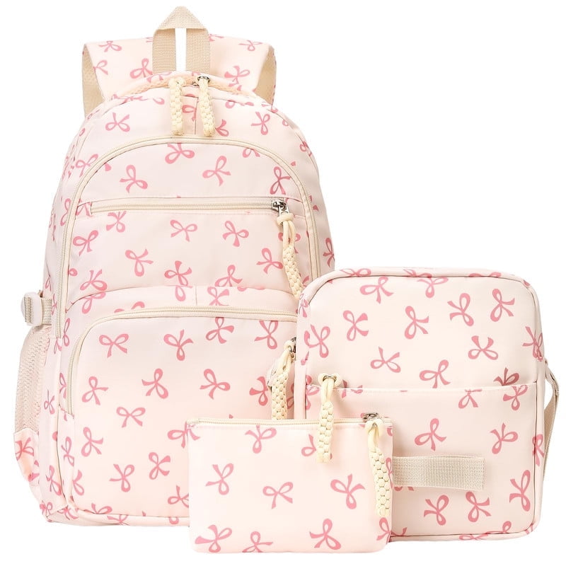 Soda Candy Coquette Bow School Backpack Set - Walmart.com