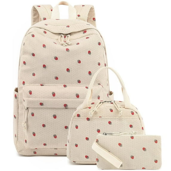 Soda Candy Corduroy School Backpack Set - Walmart.com