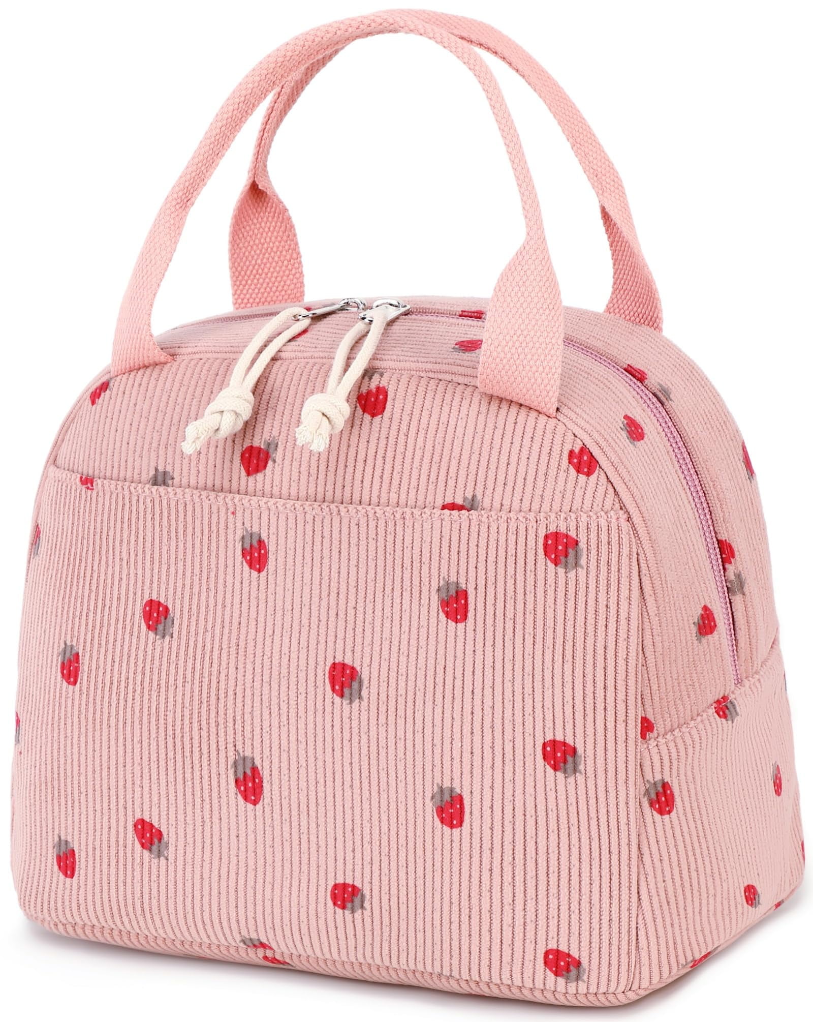 Soda Candy Lunch Bag for Women Men Cute Corduroy Lunch Tote Bags ...