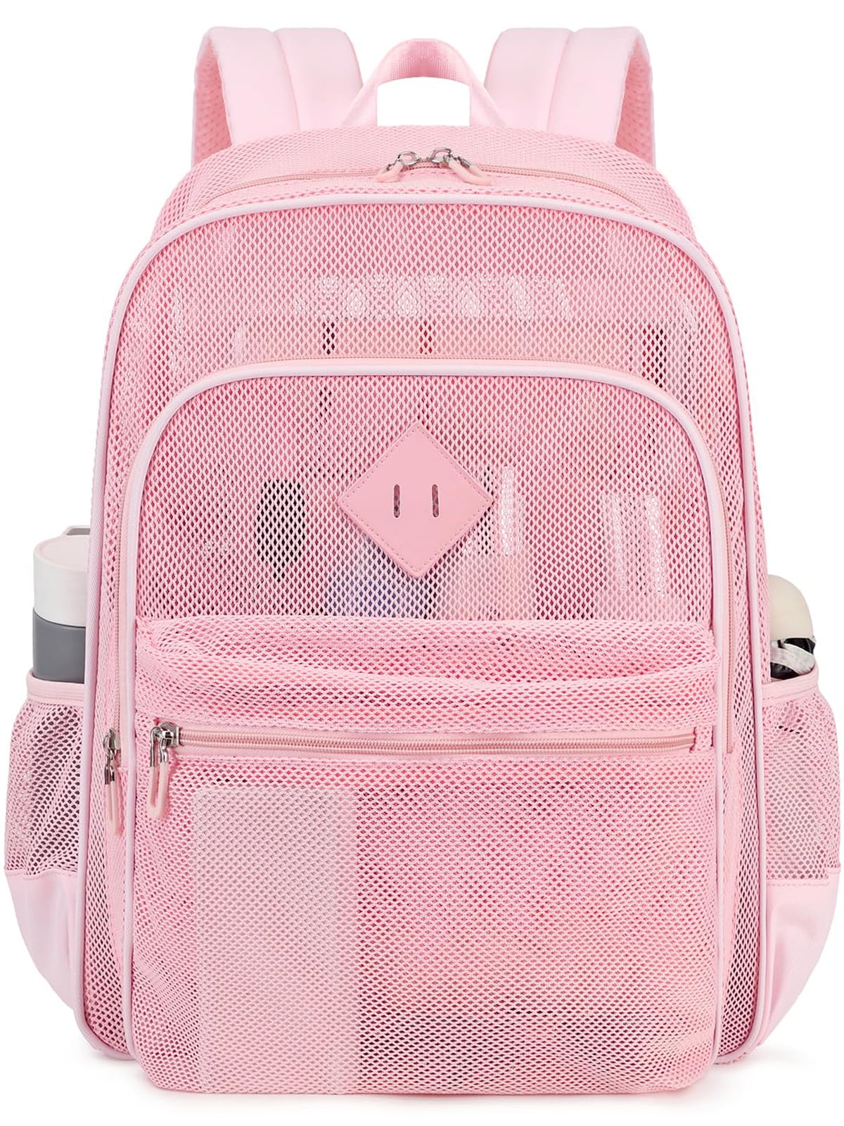 Soda Candy Mesh Backpack Heavy Duty See Through School Backpacks ...