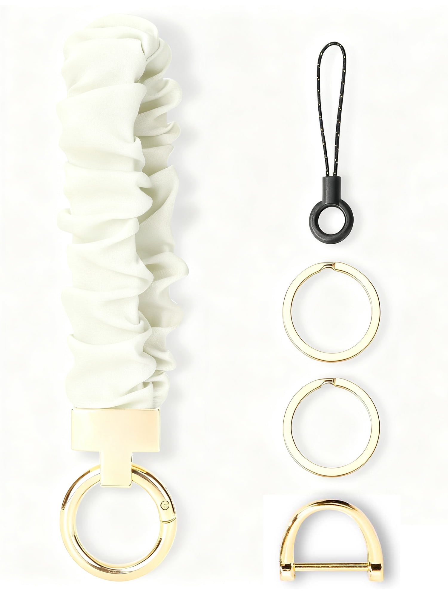 Soda Candy Scrunchie Keychain Wristlet for Women Stretch Car Key Holder ...