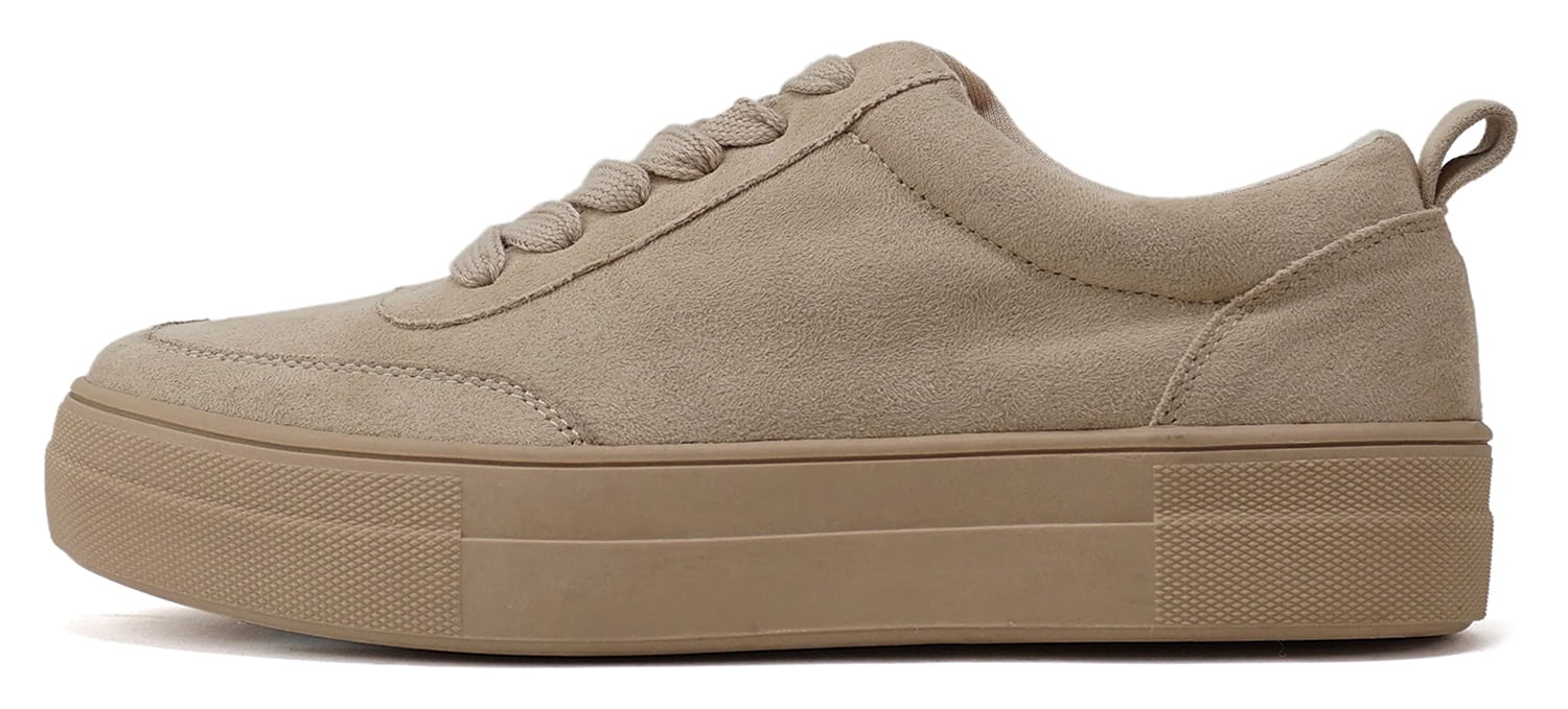 Soda Flat Women's Shoes Lace Up Loafers Casual Low Top Sneakers Slick-G ...