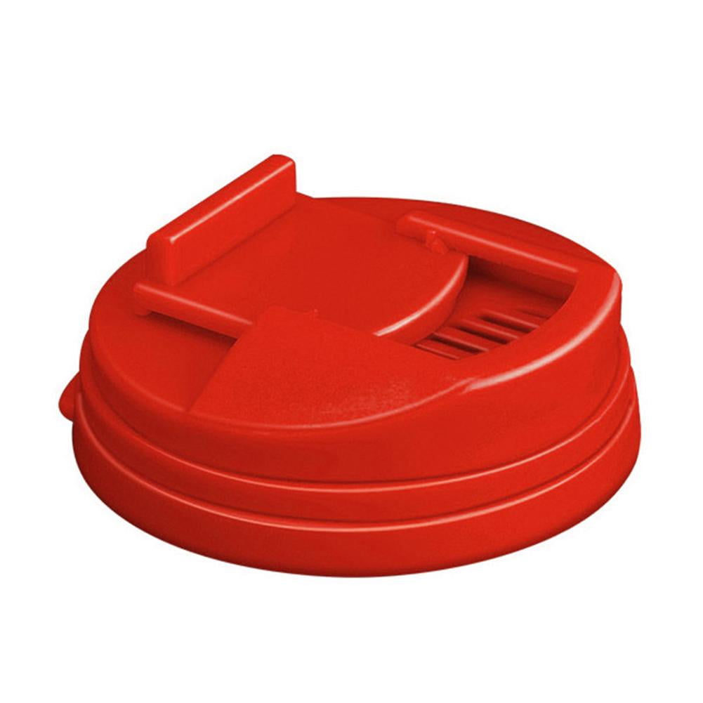 Crazyview Red Can Leak-Proof Lid Coke Pepsi Push-Type Splash-Proof Lid ...