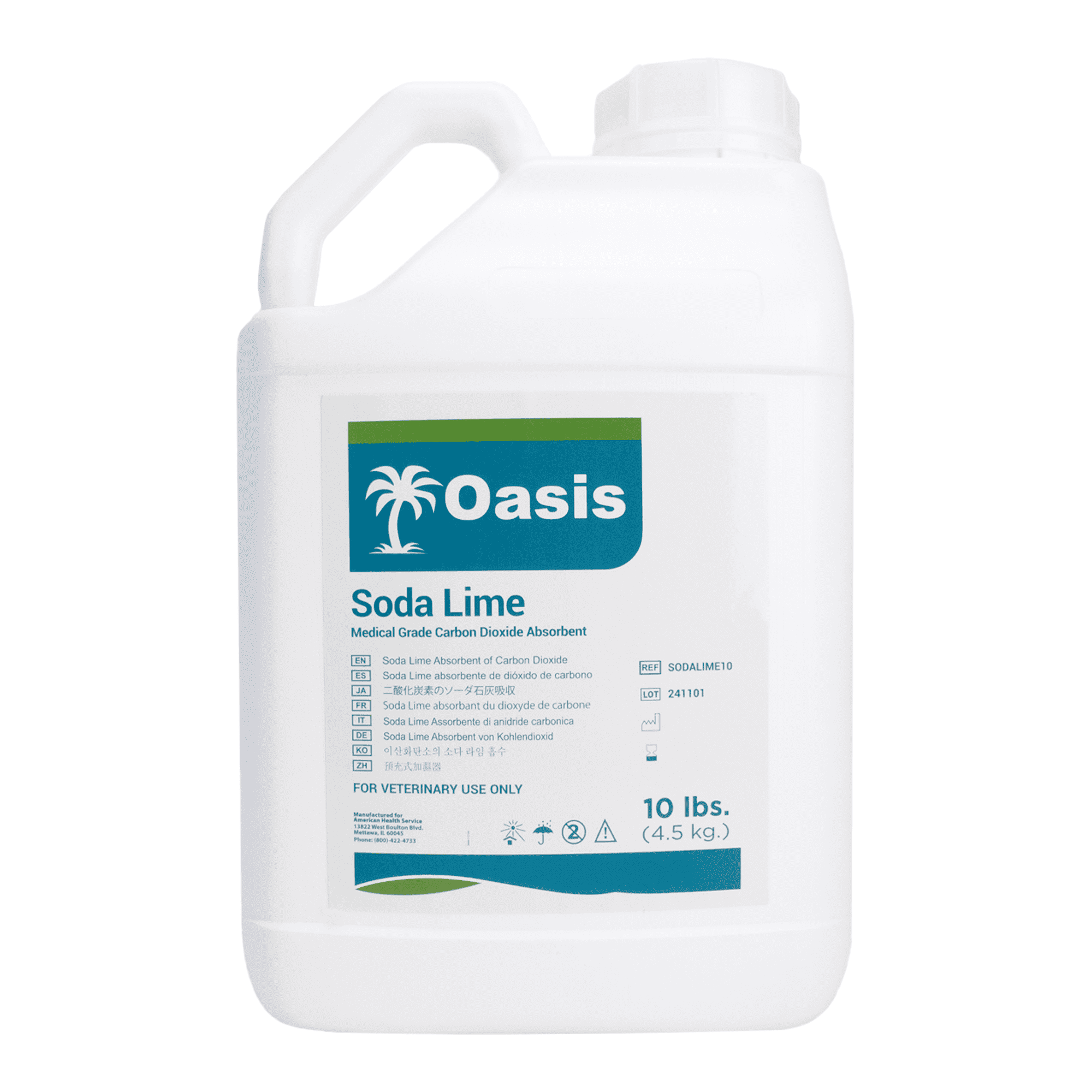 Soda Lime 10 Lb. Jug, Color Changing CO2 Absorber - Walmart.com