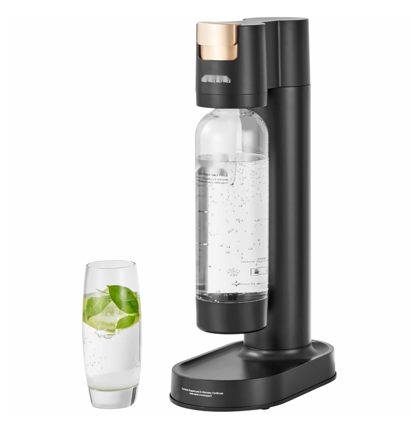 Soda Maker Sparkling Water Machine - Home Carbonation Kit with 1L BPA ...