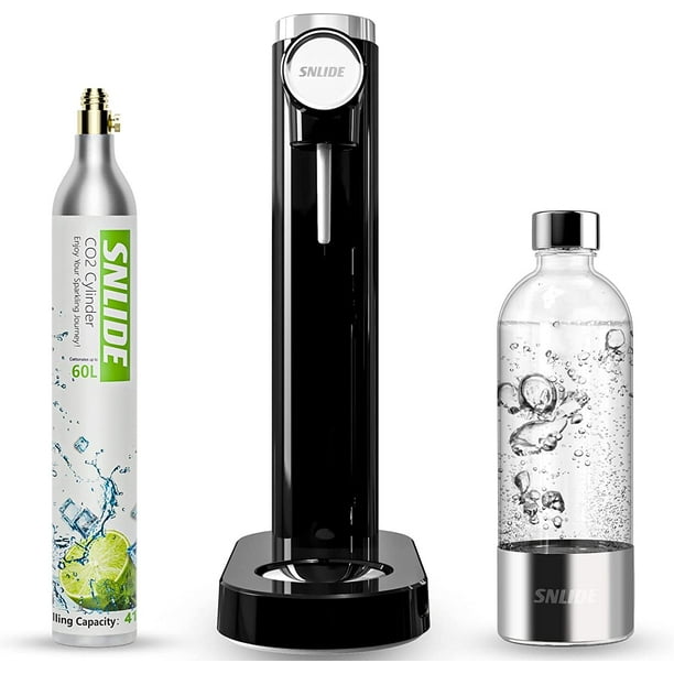 Soda Maker, Soda Water Machine with 1000ML Pet Bottle & DIY Stickers ...