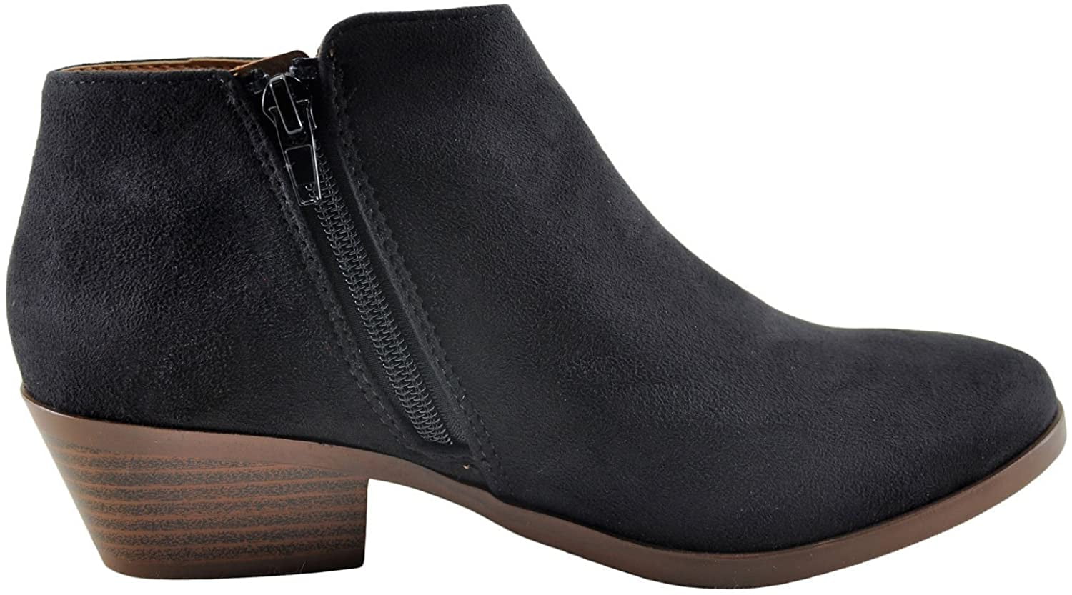 Soda Mug Womens Faux Suede Casual Zip Booties - Walmart.com