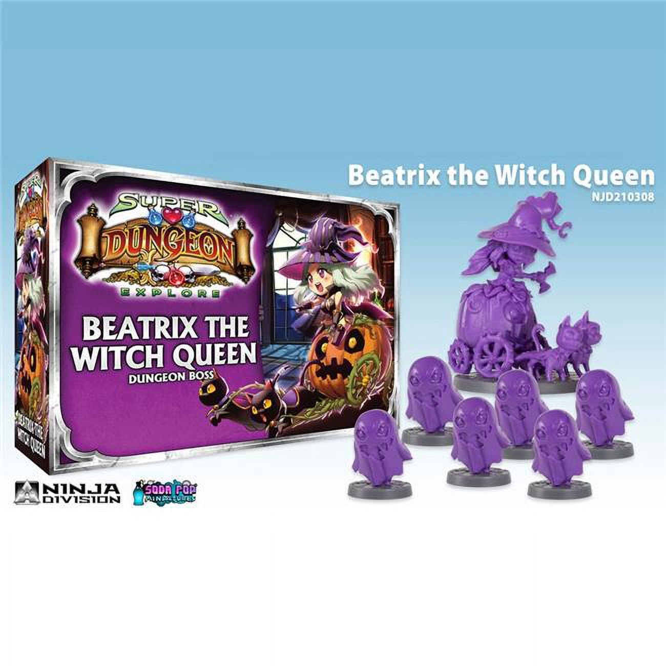 Soda Pop Miniatures SPM210308 Beatrix the Witch Queen Dungeon Boss ...