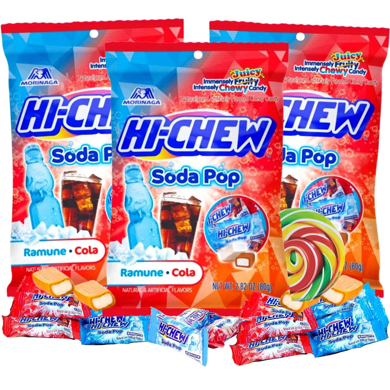 Soda Pop Ramune Candy Japanese Treat (Pack of 3) - Walmart.com